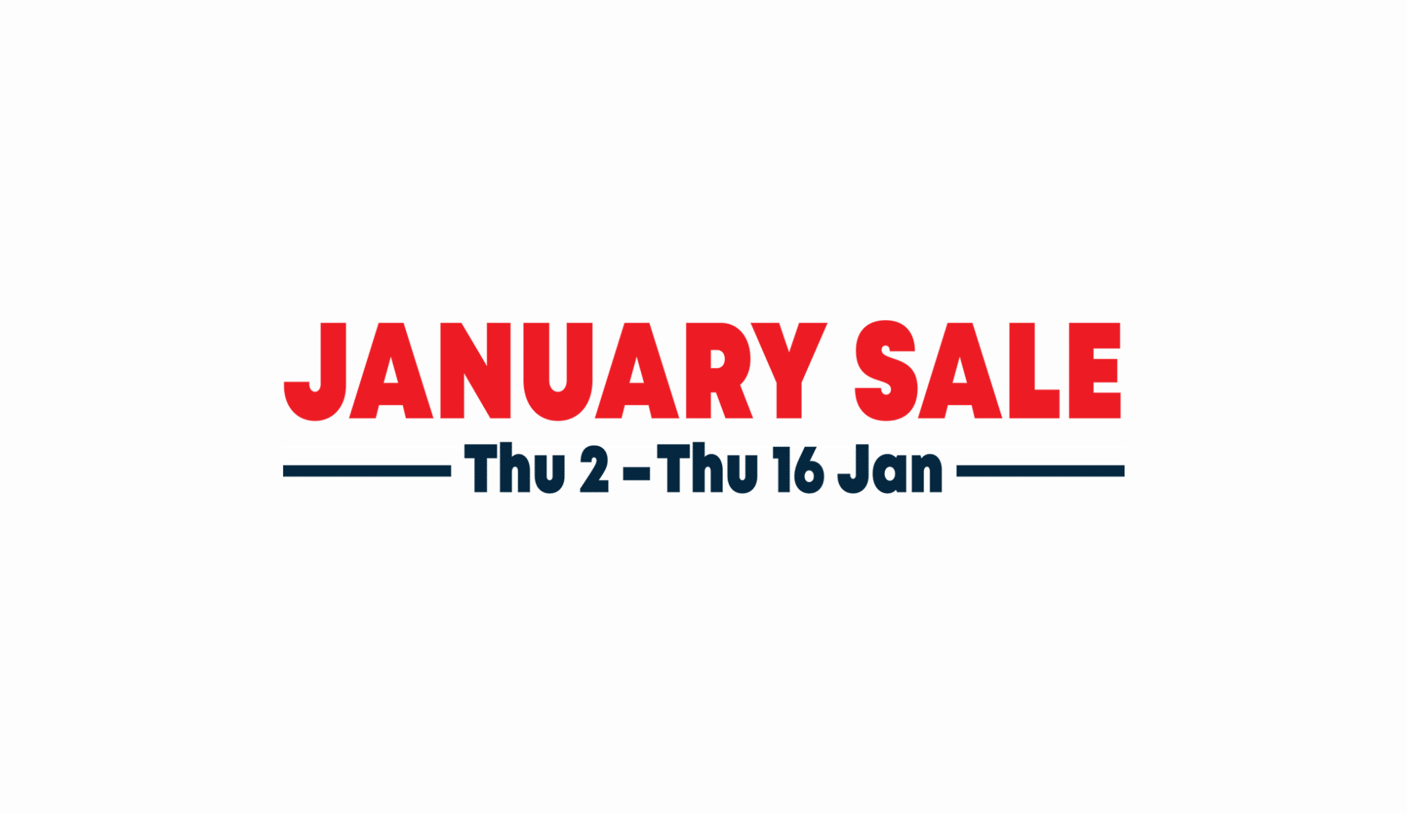 January sale - J D Wetherspoon